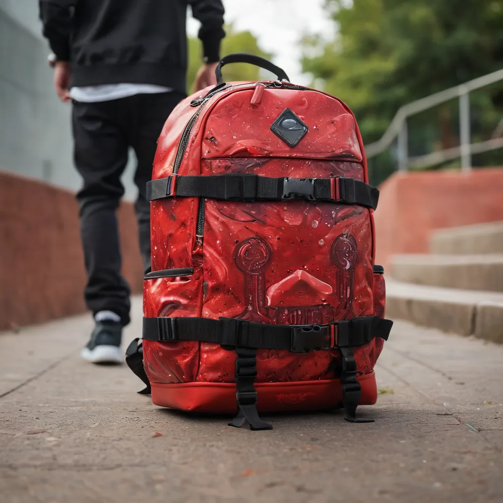 Red Sprayground Backpack: Style & Function for Skateboarders